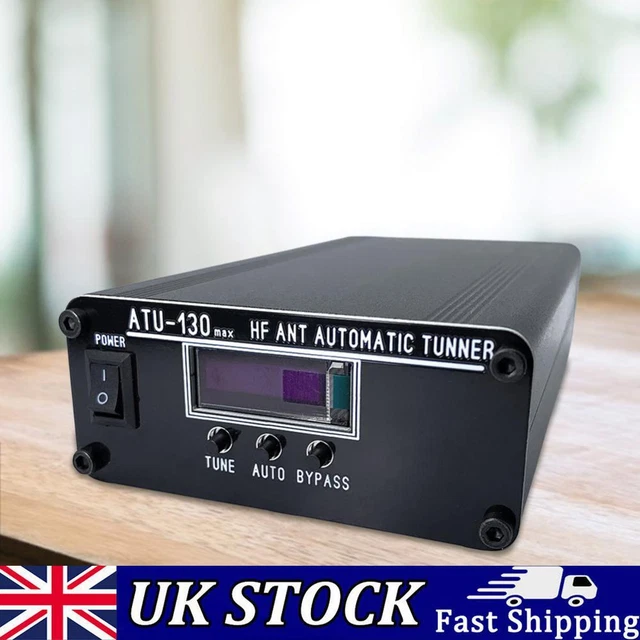 ATU-130 MAX ANTENNA Tuner Box 1.8-50MHz 200W Mini Automatic Antenna ...