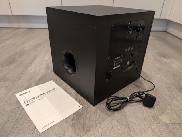 YAMAHA NS-SW100 ACTIVE Subwoofer - Black - Excellent - Collection Only ...