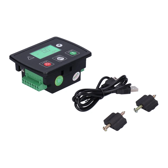 GENERATOR SET CONTROLLER Electric Gasoline Diesel Monitor LCD Display ...
