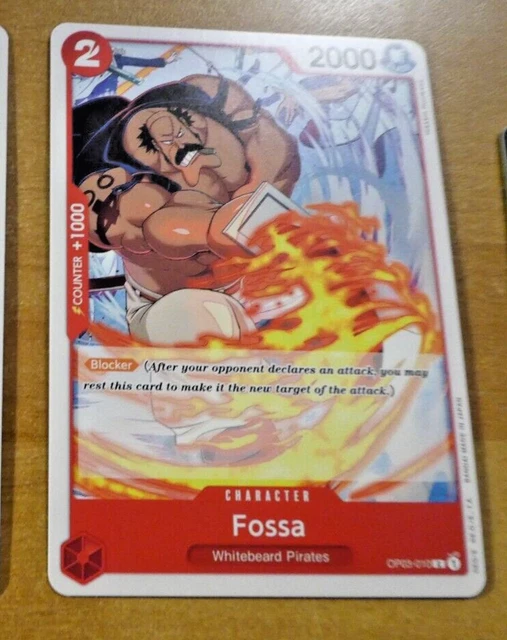 ONE PIECE ENGLISH Card Game Carte St15 Fossa Op03-010 St En Jcc Mint ...