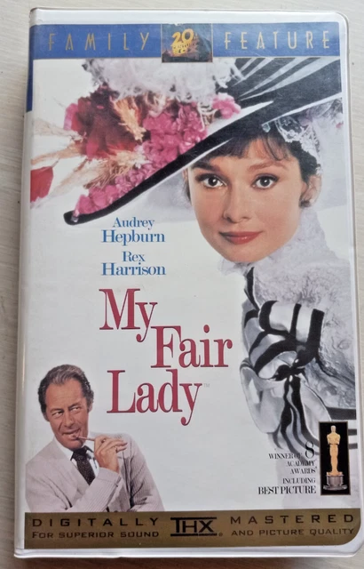 MY FAIR LADY THX VHS 1996 20th Century Fox Clamshell Audrey Hepburn Rex Harrison £5.40 - PicClick UK