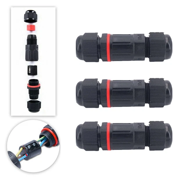 PREMIUM QUALITY 3 Pole Core Joint Connector Waterproof and Long lasting ...