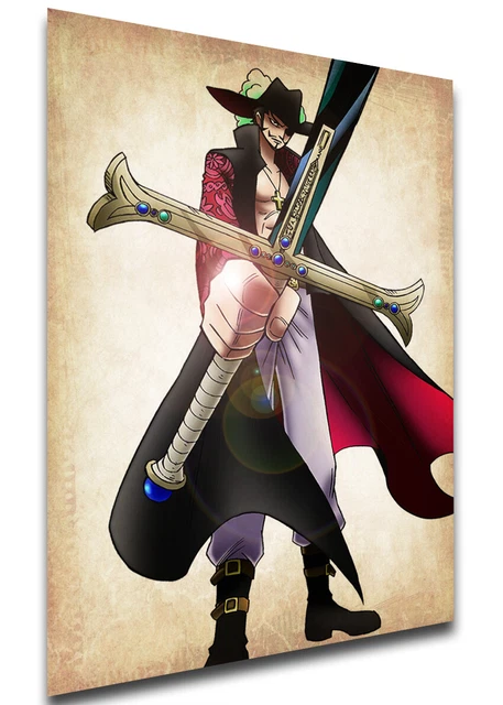POSTER WANTED - One Piece - Dracule Mihawk - LL1740 EUR 6,90 - PicClick FR