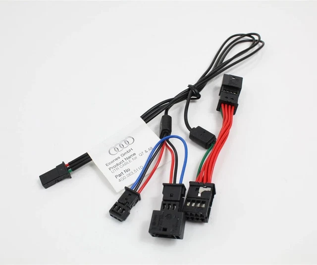 GENUINE AUDI Q7 A8 WIRING LOOM HARNESS SET UNIVERSAL TRAFIC RECORDER ...