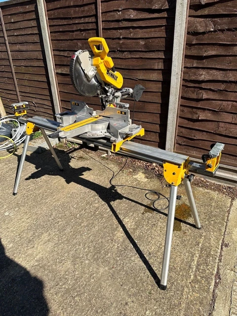 DEWALT DWS780 12 inch Double Bevel Sliding Compound Miter Saw 230V with ...
