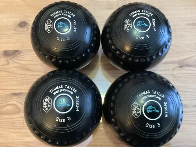“TAYLOR VECTOR” SIZE 3H Lawn Bowls (GREAT CONDITION) £80.87 - PicClick UK