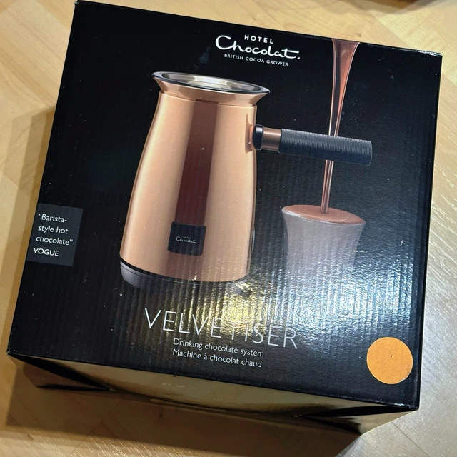 HOTEL CHOCOLAT VELVETISER Machine Copper with 2 Ceramic Cups £89.10 ...