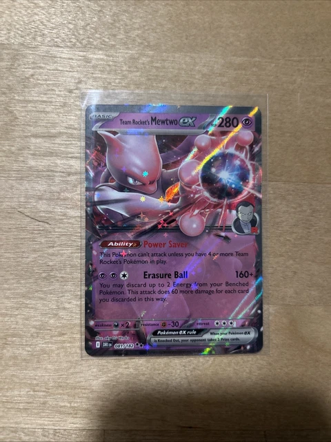 TEAM ROCKET’S MEWTWO EX English Destined Rivals £6.24 - PicClick UK