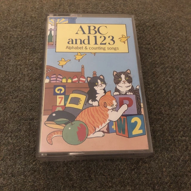 ABC AND 123 Cassette Tape Alphabet And Counting Songs £5.99 - PicClick UK