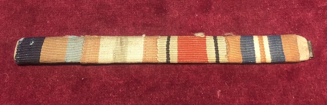 WW2 BRITISH MEDAL Ribbons 1939-1945, Italy Stars, Defence & War Medals ...