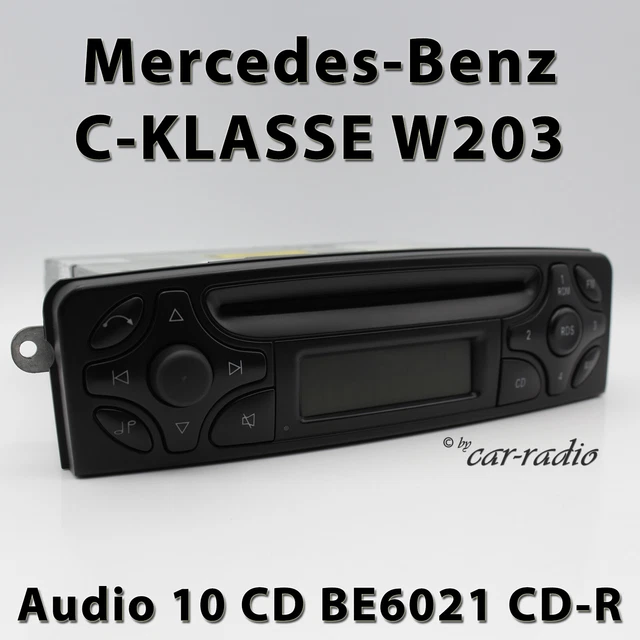 MERCEDES W203 RADIO Audio 10 CD BE6021 Original C-Klasse Becker Autoradio S203 EUR 125,99 ...