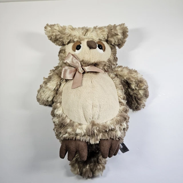 JELLYCAT OBERON OWL - Fluffy Brown Bird Plush Cuddly Toy Retired £23.99 ...