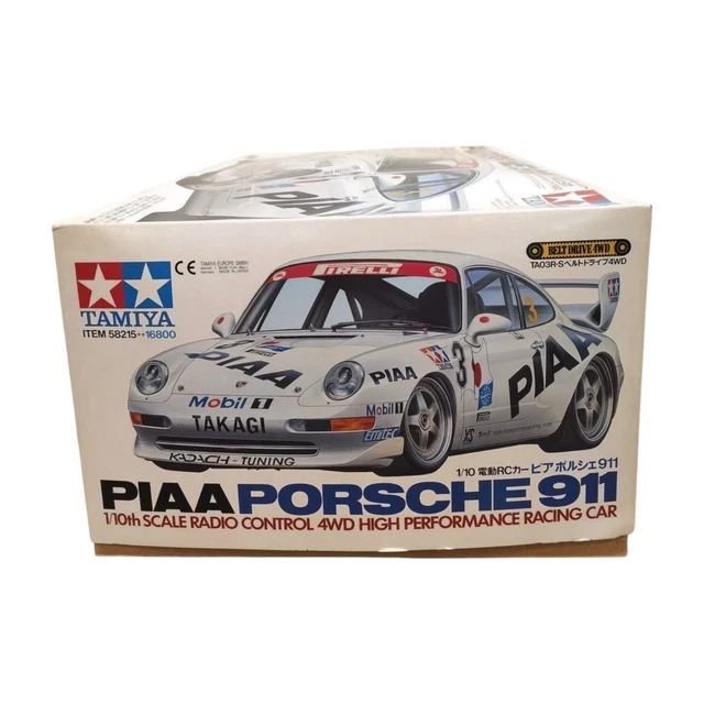 TAMIYA RC 1/10 PIAA Porsche 911 4WD Racing Car TA03R-S Model Kit Unused ...