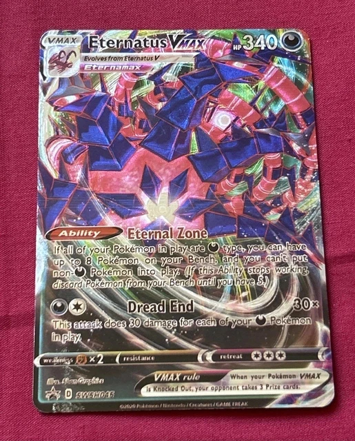ETERNATUS VMAX HOLOGRAPHIC Shiny Card Iridescent Custom Holo Card £7.99 ...
