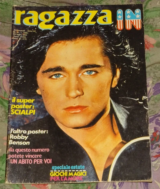 RAGAZZA IN POSTER Scialpi-Robby Benson 24 Luglio 1984 EUR 5,00 ...