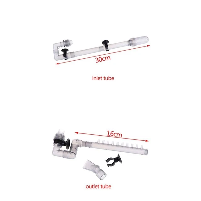 PARTS INLET OUTLET Accessories Aquarium Tube Filter Water Inflow ...