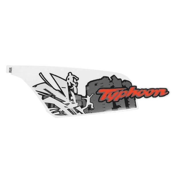 DECO-LOGO ORIGINE PIAGGIO 50 typhoon 2018> vehicules blanc 544 ou jaune ...