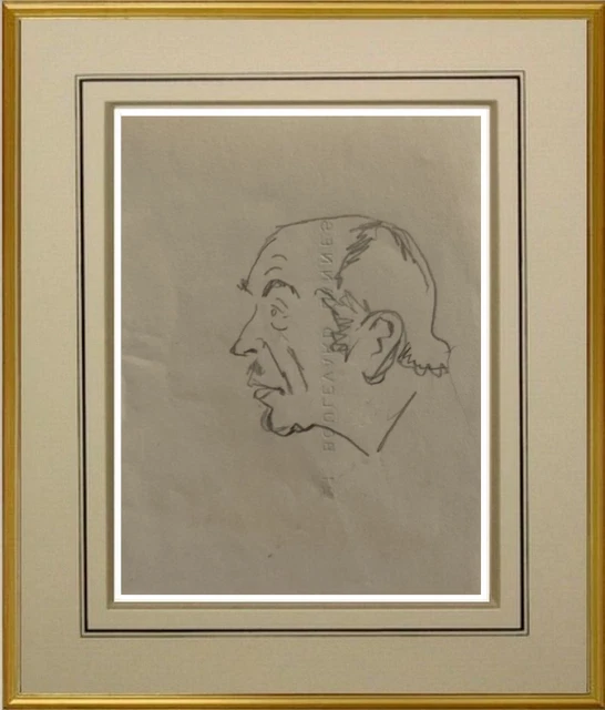 GEORGES GOURSAT DIT SEM (1863-1934) DESSIN ORIGINAL PORTRAIT 1900 (1169 ...