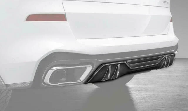 GENUINE BMW G05 X5M Performance Rear Diffuser Carbon Fibre 51192455432 ...