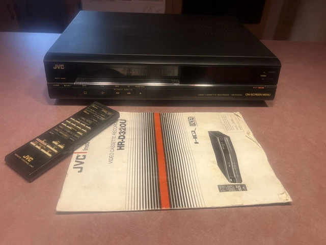 JVC HR-D3200 VCR VHS Video Cassette Recorder Player w/remote/manual ...