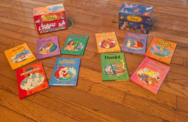 LOT (2) TREASURY OF DISNEY CLASSICS SETS 5 Hardcover Books In Musical ...