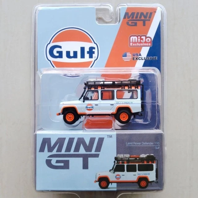 MINI GT LAND Rover Defender 110 Gulf Mijo Exclusive EUR 40,66 - PicClick FR