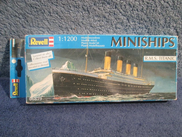 REVELL MINISHIPS RMS TITANIC MODEL SHIP KIT 06819 - 1/1200, plastic ...
