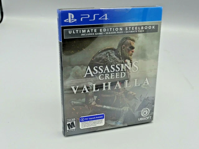 Assassins Creed Valhalla Ultimate Edition Steelbook Playstation 4 Ps4