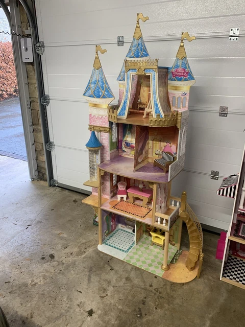 DISNEY PRINCESS DOLLS House. Royal Celebration, Wooden Castle by ...