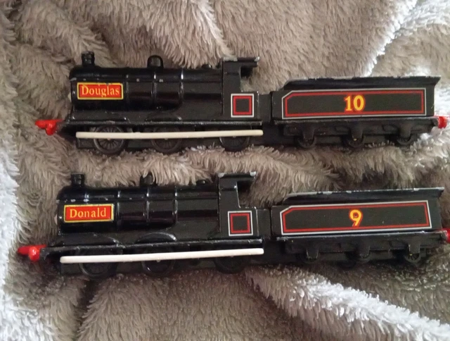 THOMAS THE TANK Engine Donald And Douglas Diecast Train By Ertl 1992 ...