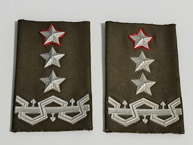 GRADI TUBOLARI GENERALE Corpo D'Armata Esercito Italiano Anni 90/2000 ...