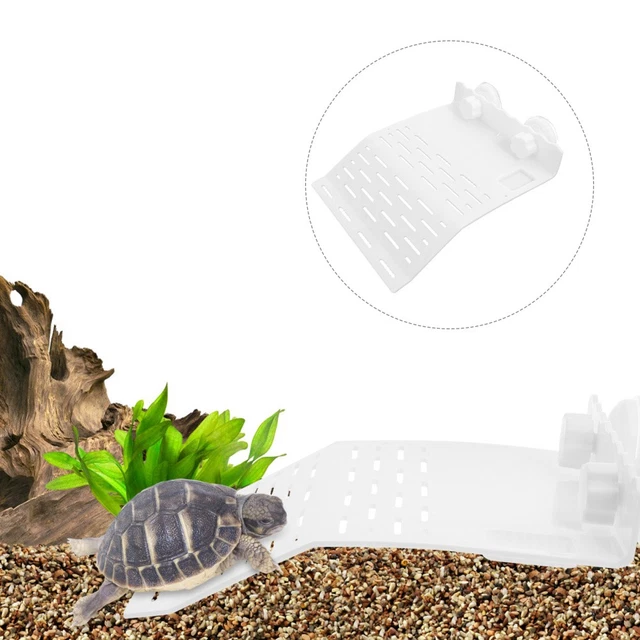 PLASTIC CLIMBING ISLAND Turtle Basking Platform Rack Reptile Tank $20. ...