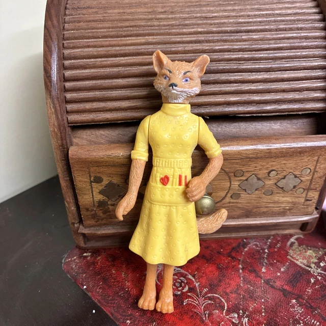 RARE MCDONALDS FANTASTIC Mr Fox Mrs Felicity Fox Happy Meal Figure Toy ...