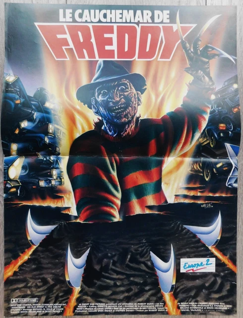 LE CAUCHEMAR DE Freddy Affiche ORIGINAL Poster 40x60cm 15"23 1988 ...