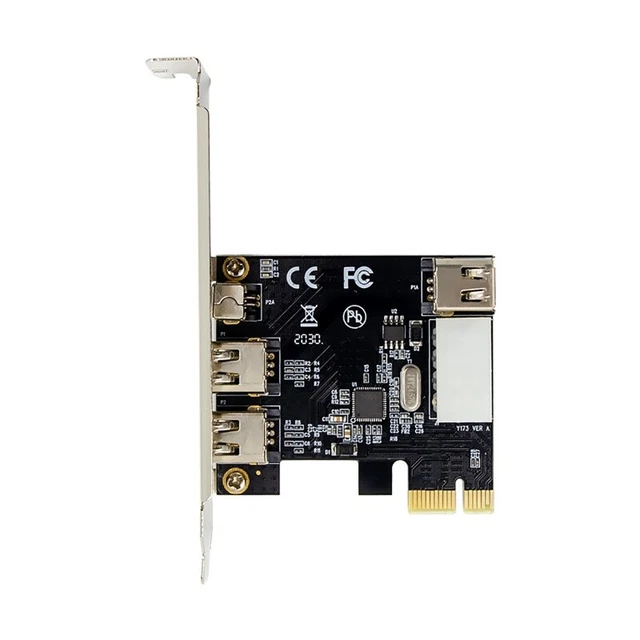 PCIE FIREWIRE CARD PCI-E to IEEE 1394 3X 6Pin & 1x 4Pin for Low Bra $26.20 - PicClick AU