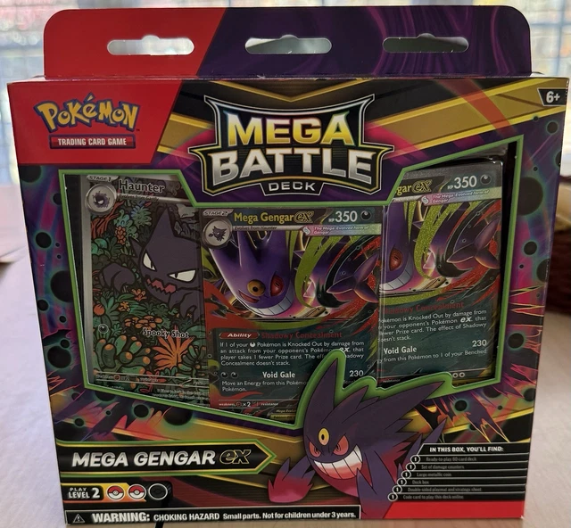 POKEMON TCG MEGA Battle Deck Mega Gengar ex)Factory Sealed Brand New IN ...
