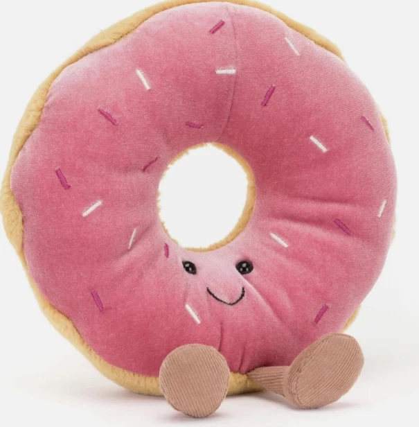 JELLYCAT AMUSEABLE DOUGHNUT Soft Toy Tags & Dust Bag Party Gift Tags ...