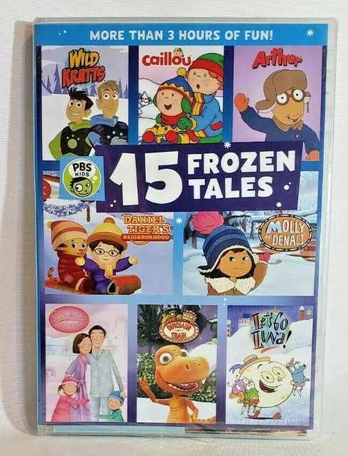 PBS KIDS 15 Frozen Tales DVD, Caillou, Arthur, Daniel Tiger, New Sealed ...
