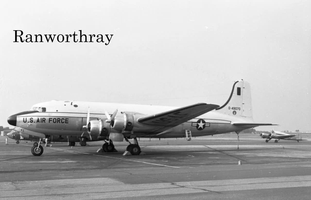 35MM ORIG AIRCRAFT NEGATIVE USAF 44-9070 Douglas DC-4 C-54 c1968 #3540 ...