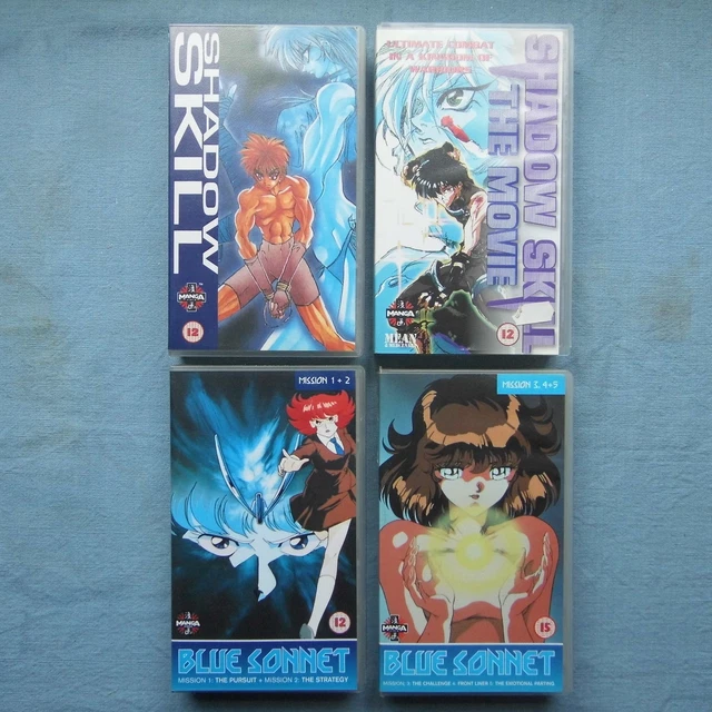 BLUE SONNET SHADOW Skill Manga VHS Video £18.29 - PicClick UK