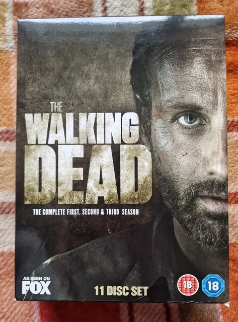 THE WALKING DEAD The Complete First, Second & Third Season 11 Disc DVD ...