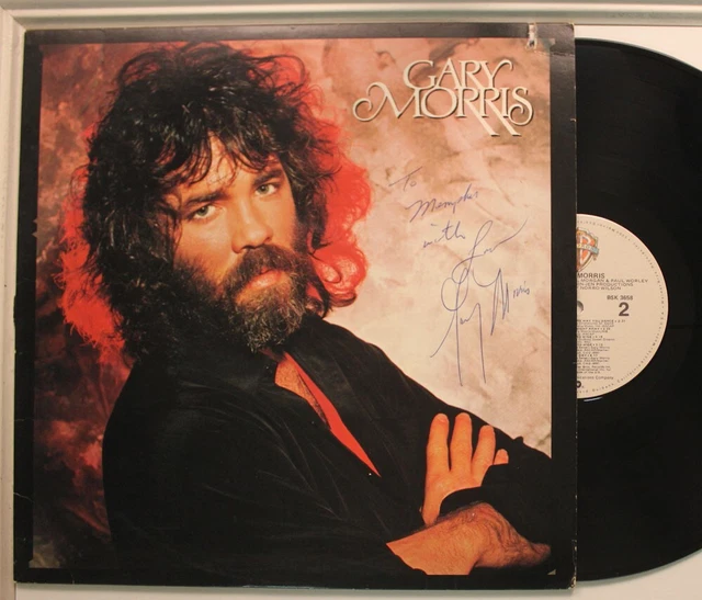 GARY MORRIS DÉDICACÉ LP éponyme (1982) sur wb - Vg++ à Nm / Vg++ EUR 16 ...