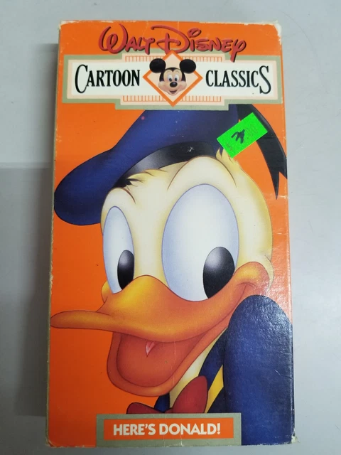 Disney Cartoon Classics Volume 2 Heres Donald Vhs Walt Disney Home