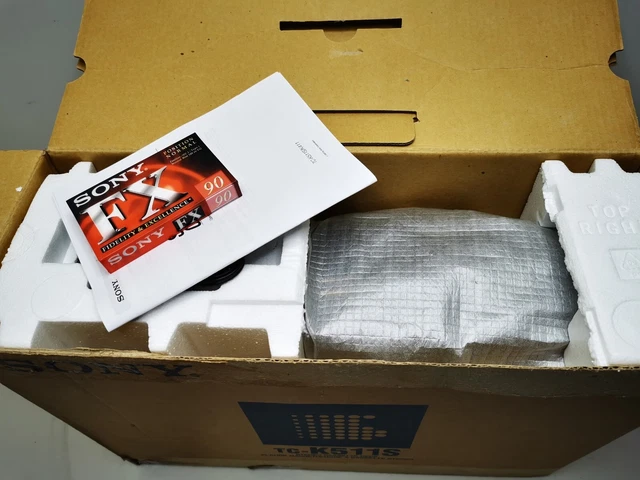 SONY TC-K511S 3 HEAD Cassette Tape Deck MINT BOXED * Serviced 1 Year ...