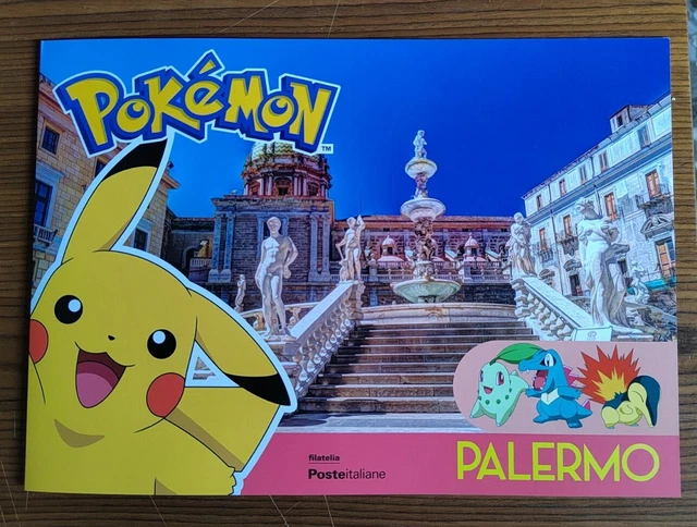 POSTE ITALIANE FOLDER Pokémon Palermo Edizione limitata n. 1919 di 2000 ...