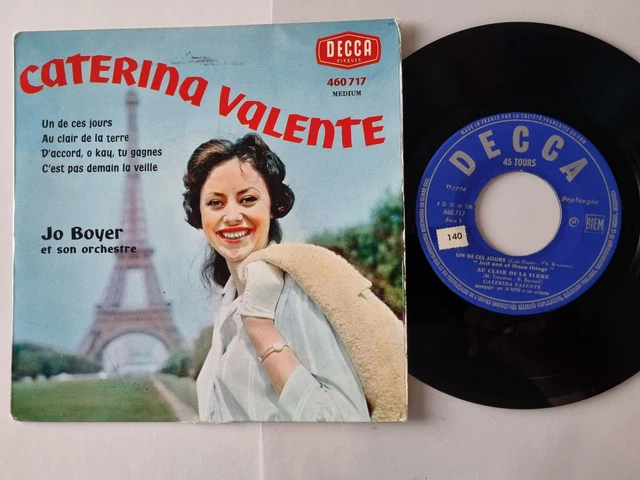 CATERINA VALENTE - Un De Ces Jours 7'' Vinyl France EUR 29,99 - PicClick DE