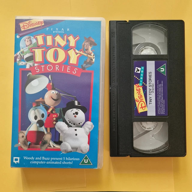 TINY TOY Stories VHS Video - Disney pixar 5 Computer-animated short 001 ...