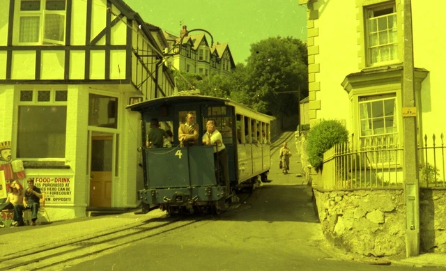 ORIGINAL RAILWAY TRAIN NEGATIVE. Llandudno. Great Orm tram. 1976 £3.25 ...