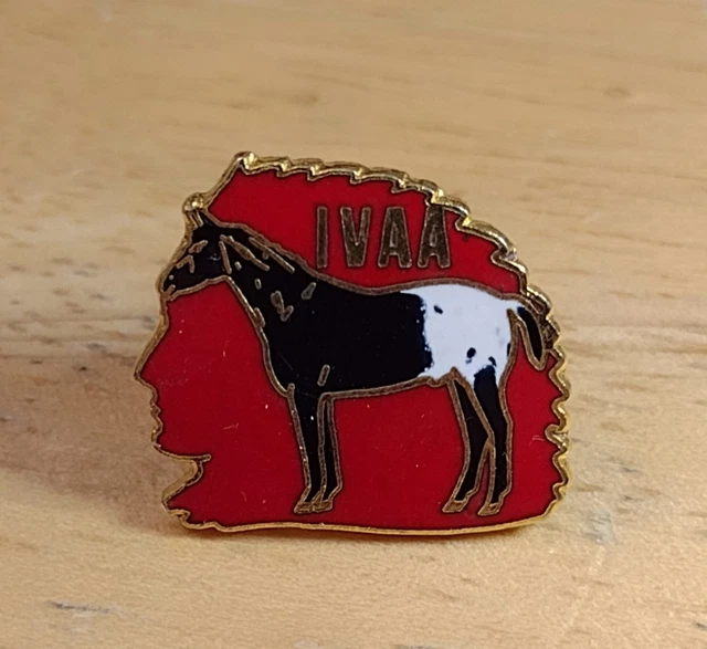 VINTAGE IVAA HORSE Silhouette Native American Indian Pin ~ unknown $12. ...
