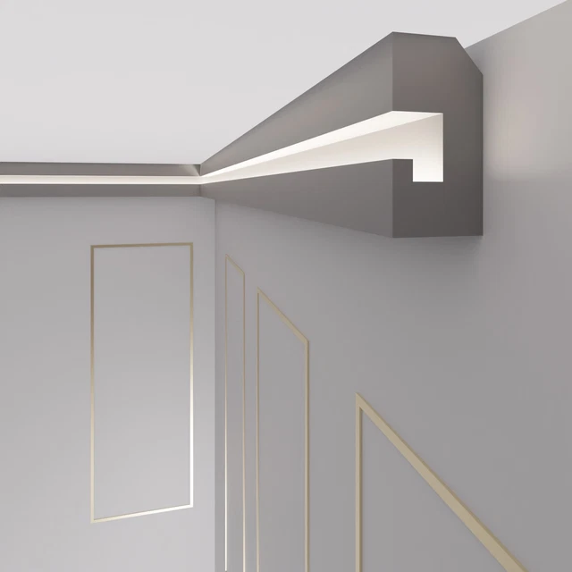 40 METRI + Angoli Polistirolo LED,Listelli Polistirolo,LED Profilo ...